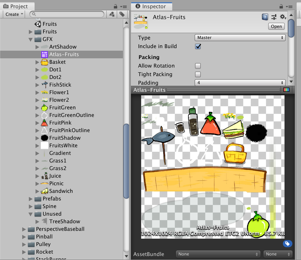Unity 2D asset pipeline with Affinity Designer
